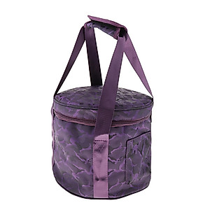 Carrying Case Padded Travelling Bag Oxford Cloth Purple for Bowl Parts, 8inch