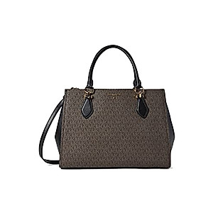 Michael Kors Marilyn Large Satchel Brown/Black One Size