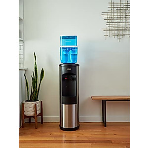 ZeroWater ZJ-004S, Refillable Filtered Water Cooler Jug, 5 Gallon Capacity, NSF Certified to Reduce Lead, Other Heavy Metals and PFOA/PFOS, Blue