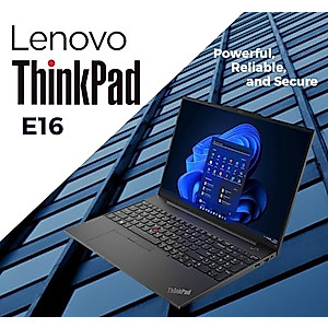 Lenovo ThinkPad E16 Business Laptop, 16" WUXGA Display, AMD Ryzen 7 7730U (Beat Intel 13th i5-1335U), 24GB RAM, 2TB PCIe SSD, Webcam, HDMI, RJ-45, Fingerprint Reader, Wi-Fi 6, Windows 11 Pro, Black