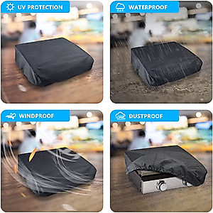 i COVER Griddle Cover for Blackstone 22inch Tabletop Griddles, 600D Heavy Duty Waterproof Canvas Flat Top Gas Grill Covers