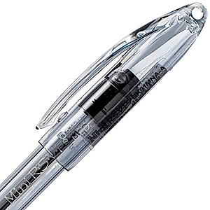 Pentel Mini Ballpoint Pen, Medium, Rubber Grip, Nonrefillable, Assorted (PENBK91MNBP8M) Category: Ballpoint Stick Pens