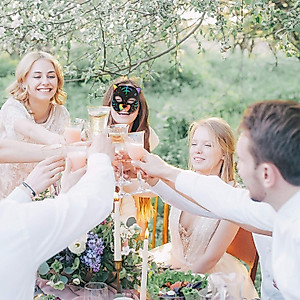 Honoson 36 Pieces Scratch Paper Animal Masks Rainbow Masks with Elastic Cords and 12 Pieces Wood Stylus for Costume Dress up Parties Decorations and DIY