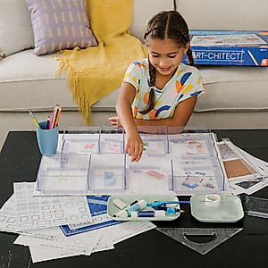 MindWare Art-chitect Home Model Building for Kids – 3D Architectural Design Kit for Kids Ages 8 and Up – Learn The Basics of Architecture As You Design Start to Finish