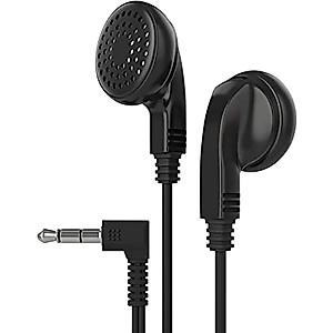 Maeline Bulk Earphones with 3.5 mm Headphone Plug - 10 Pack - Multi