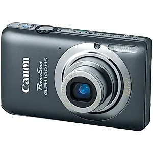 Canon PowerShot ELPH 100 HS 12.1 MP CMOS Digital Camera with 4X Optical Zoom (Grey) (OLD MODEL)