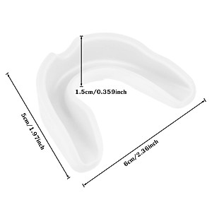 BBTO 20 Pcs Sports Mouth Guards Football Mouth Guard Athletic Mouth Guard Mouthguard for Sports (Black,Youth)