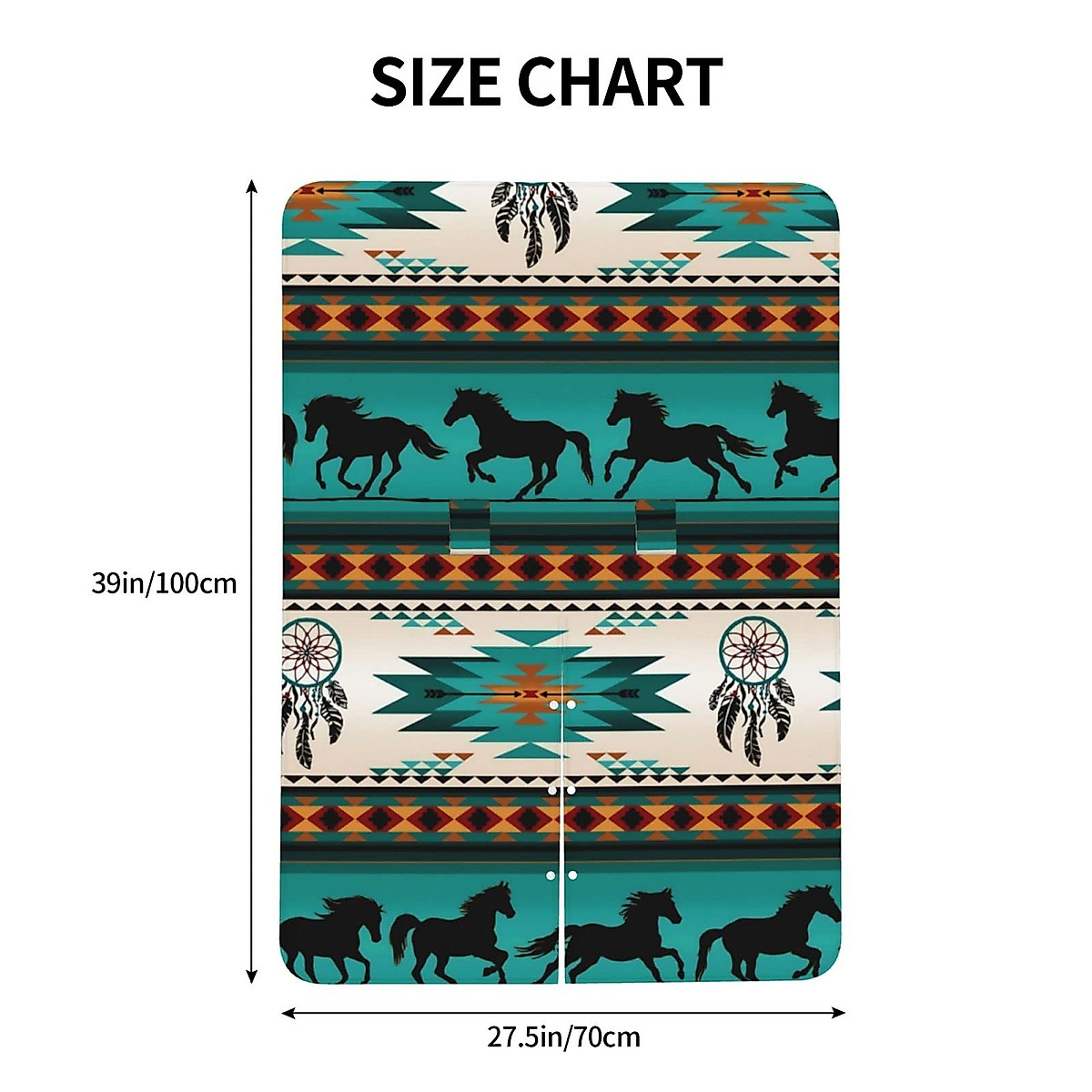 SUYGGCK Aztec Tribal Horse Baby Car Seat Canopy Cover Multi Use Nursing Cover for Newborn Car Seat Canopy Mom Nursing Breastfeeding Covers Newborn Shower Gift, One Size