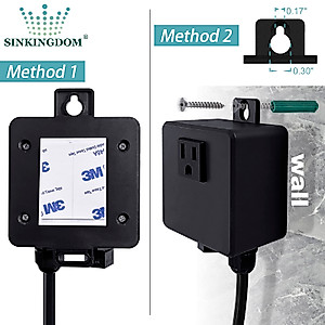 SINKINGDOM Garbage Disposal SinkTop Air Switch Kit with Long Button,Brass Made Cover,Champagne Bronze