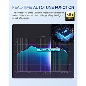 Handheld Microphone for iPhone, Rechargeable Bluetooth Microphone Wireless with 3.5mm Aux Jack Receiver, Car Karaoke Duet Mic with Portable Case for Adults Outdoor Party, Car Travel (2 Mics+1 Case)