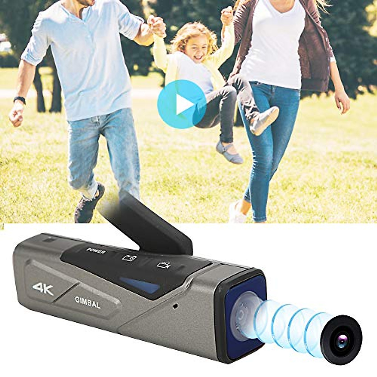 Tgoon Digital Camera, Digital Sports Camera Real Time Intelligent High Capacity for Photography(Standard)