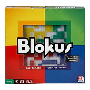 Mattel Games Blokus | Family Strategy Shape Blocking Game for 2-4 Players