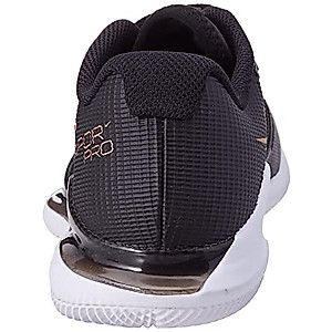 Nike Air Zoom Vapor Pro HC CZ0222-024 Black-White-Metallic Red Bronze Women's Hard Court Tennis Sneakers 7.5 US