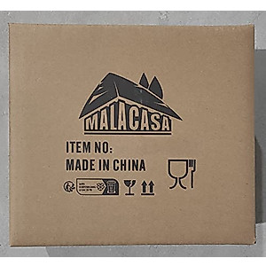 MALACASA Egg Cups, 2'' Porcelain White Egg Cups Holder for Boiled Eggs, Set of 12 Egg Cups, Series Regular