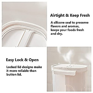 MORNITE Food Airtight Container, Cereal Container Storage, Pasta Spaghetti Container Box Jars for Kitchen Noodles Nuts Snacks Rice,Green