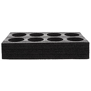 ULTECHNOVO Travel Accessories Foam Cup Glass Holder - Foam Cup Holder Tray, 8 Drink Cup Takeout Carrier Tray Carrier Beverage Packing Tool for Outdoor Travel Camping Terrarium