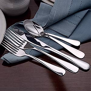 Liberty Tabletop Annapolis 40 Piece flatware set service for 8 Silverware Made in USA