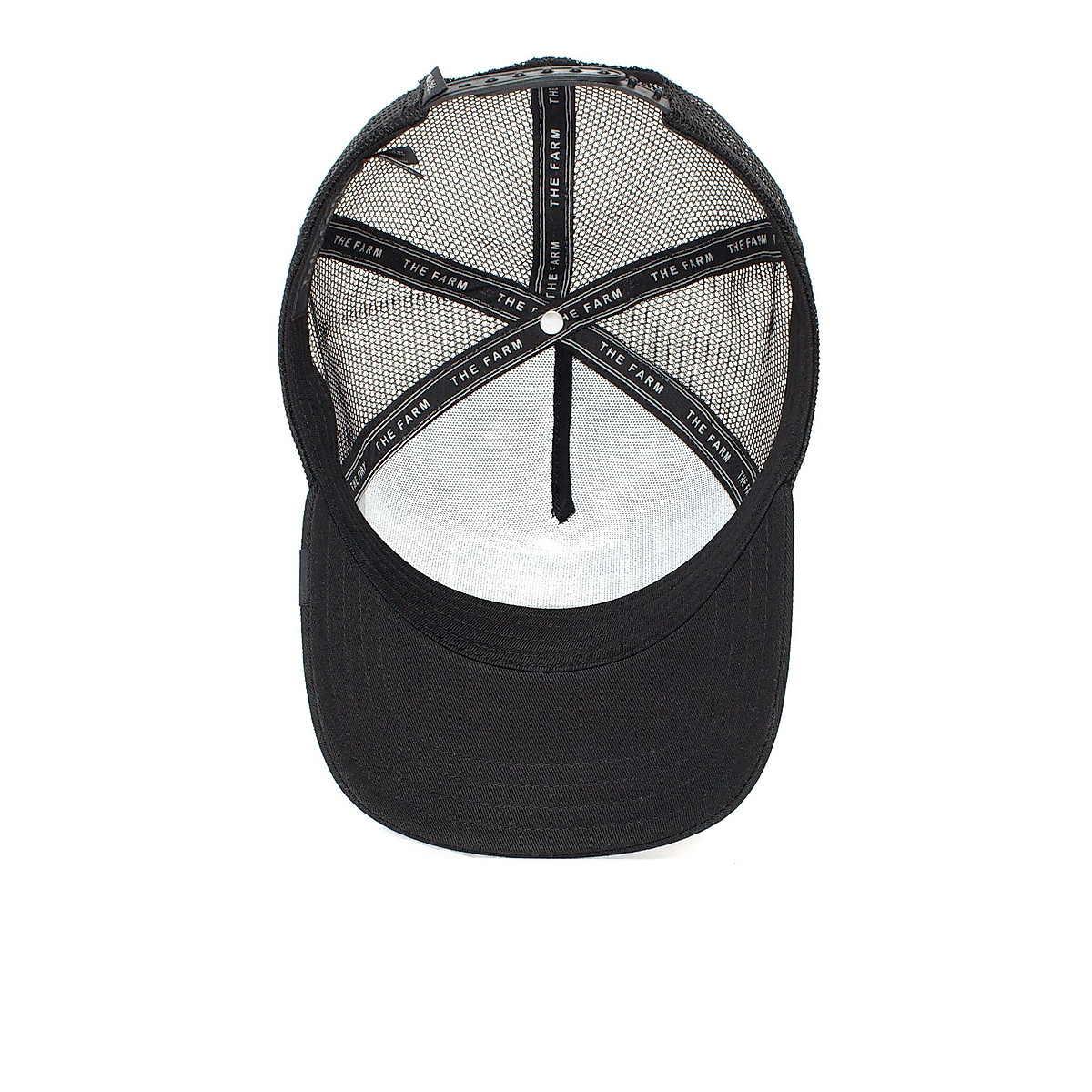 Goorin Bros. The Farm Unisex Original Adjustable Snapback Trucker Hat, White Black Sheep, One Size