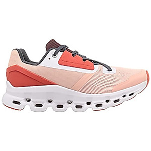 ON Running Cloudstratus Sneaker, 38.5, Red