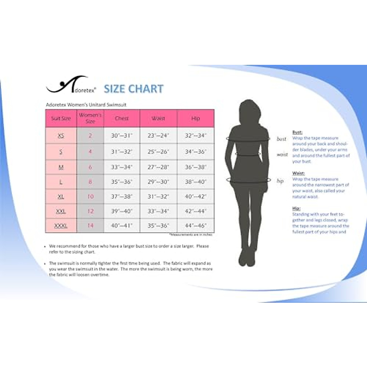 Adoretex Women's One Piece Bathing Suits, Boyleg Unitard Swimsuit for Water Aerobics, Fitness or Lap Swimming (FU001) - Black - XL