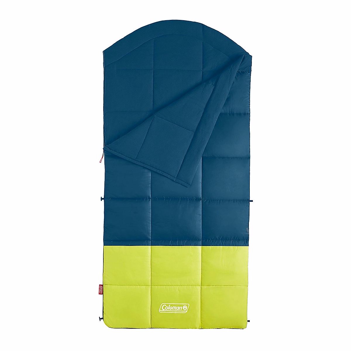 Coleman Kompact Sleeping Bag, Indoor/Outdoor Lightweight Sleeping Bag for Adults, 20°F/30°F/40°F Options for Camping, Hiking, Backpacking with Included Compression Sack; Big & Tall
