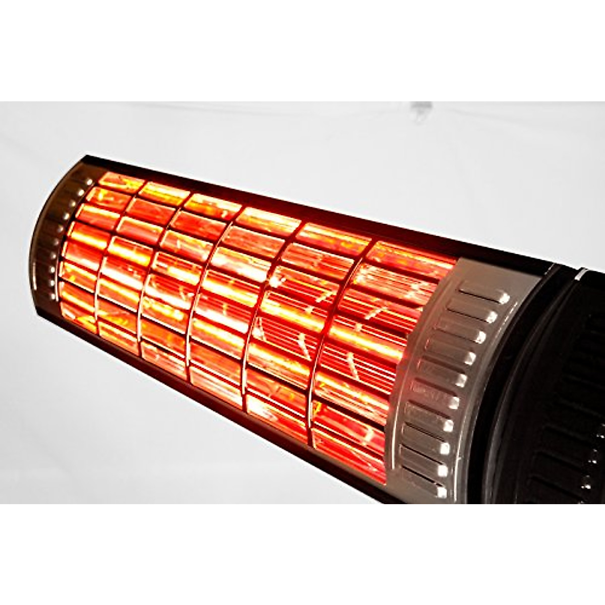 1500 Watt Gold Coated Tungsten Quartz Infrared Heater Remote Controlled Patio Heater/on Off/High/Low/med
