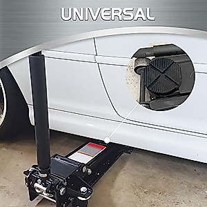 TONDA Floor Jack Rubber Pad, Universal Jack Pad Adapter, Pinch Weld Side Frame Rail Protector, 2 Packs