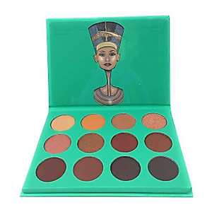 Juvia's Place Golds, Coppers, Browns and Nudes Eyeshadow Palette - Professional Eye Makeup, Pigmented Eyeshadow Palette, Makeup Palette for Eye Color & Shine, Pressed Eyeshadow Cosmetics, Shades of 12