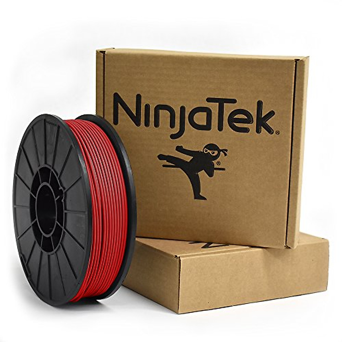 NinjaTek - 3DCH0329010 3DCH03129010 Cheetah TPU Filament, 3.00mm, TPE, 1kg Fire (Red) (Pack of 1)