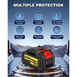 Moonshan Rechargeable Lithium Battery for Cordless Bag Sewing Machine Bag Closing Machine Portable Bag Closer (Only One Battery)