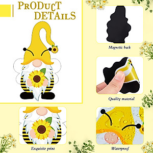 Hoteam 30 Pcs Holiday Magnets Seasonal Gnome Refrigerator Magnets Valentine's Day Mardi Gras St Patricks Day Garage Door Magnet Car Magnetic Decorations for Kitchen Fridge Garage Locker Dishwashe