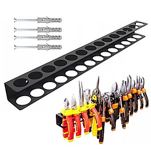 LAFANDE Screwdriver Organizer, Pliers Organizer, Wall Mount Garage Organizer, Wall Mounted Tool Organizers for Workshop, Shop Organizer and Storage