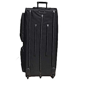 Gothamite 42-inch Rolling Duffle Bag with Wheels, Luggage Bag, Hockey Bag, XL Duffle Bag With Rollers, Heavy Duty Oversized Storage Bag