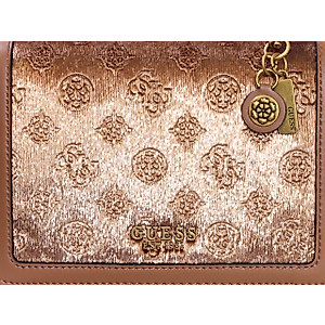 GUESS Abey Convertible Crossbody Flap, Bronze