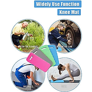 YWSHF 2 PCS Garden Kneeling Pad,Knee Mat Waterproof Foam Knee Pads for Gardening,Cleaning,Baby Bath,Yoga,Praying and Exercise 15.745'' x 7.09'' x 0.79'' Grey