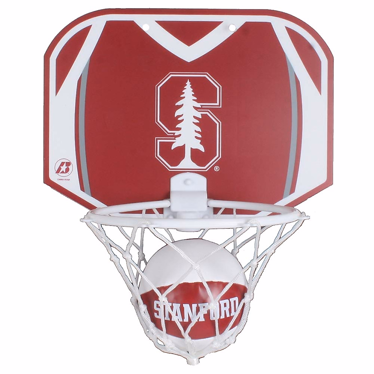 Baden BBM-2467A-P24 Stanford Cardinal Mini Hoop and Ball Set