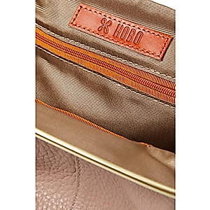 HOBO Lana Small Clutch For Women - Detachable Round Mirror With Push Clip Top Closure, Chic and Stylish Travel ClutchLotus One Size One Size