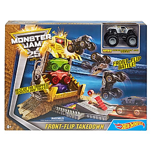 Hot Wheels Monster Jam Front Flip Takedown Playset
