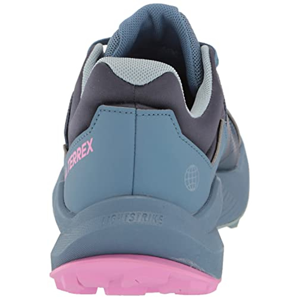 adidas Women's Terrex Trailrider Trail Running Shoe, Wonder Steel/Magic Grey Met/Pulse Lilac, 8