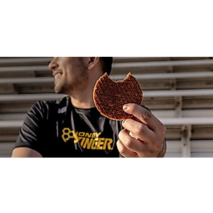 Honey Stinger Gluten Free Organic Waffles | 12 Count Variety Pack With Sticker | Energy Source for Any Activity | 4 Units Each of Salted Caramel, Cinnamon and Cookies & Cream