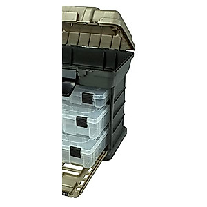 Plano Molding 1363 Stow N Go Toolbox, Graphite Gray and Sandstone