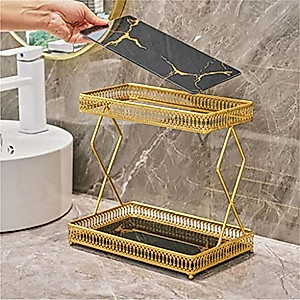 Double-Layer Washbasin Bathroom Shelf Bathroom Toilet Toilet Washstand Cosmetic Storage Rack