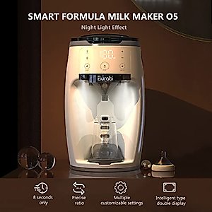 Burabi Formula Milk Dispenser Machine, Formula Milk Maker, Formula Mixer, Smart Milking Machine（No WiFi Function) for Baby - Automatic Powder Blending, Mix a Formula Bottle Easily and Instantly