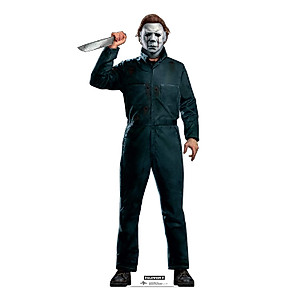 Cardboard People Advanced Graphics Mike Myers with Knife Life Size Cardboard Cutout Standup - Halloween II (1981 Film)