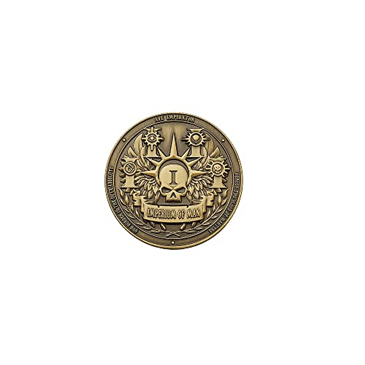 Starforged Compatible with Warhammer 40k Collectible Coin: Imperium of Man 1 PC