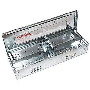 JT Eaton 427CL Little Pete Slim Multi Catch Mouse Trap with Clear Lid, Speedy Clean Ramps, No Bait Pest Control (Pack of 12)