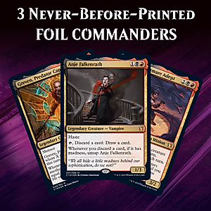 Magic: The Gathering Commander 2019 Merciless Rage Deck | 100-Card Ready-to-Play Deck | 3 Foil Commanders | Factory Sealed