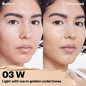 Kosas Revealer Concealer - Medium Coverage Makeup with Hyaluronic Acid, Conceals Dark Circles Under Eyes, Dark Spots and Blemishes + Brightens, Hydrates, Long-Lasting & Vegan,(Tone 03 W)