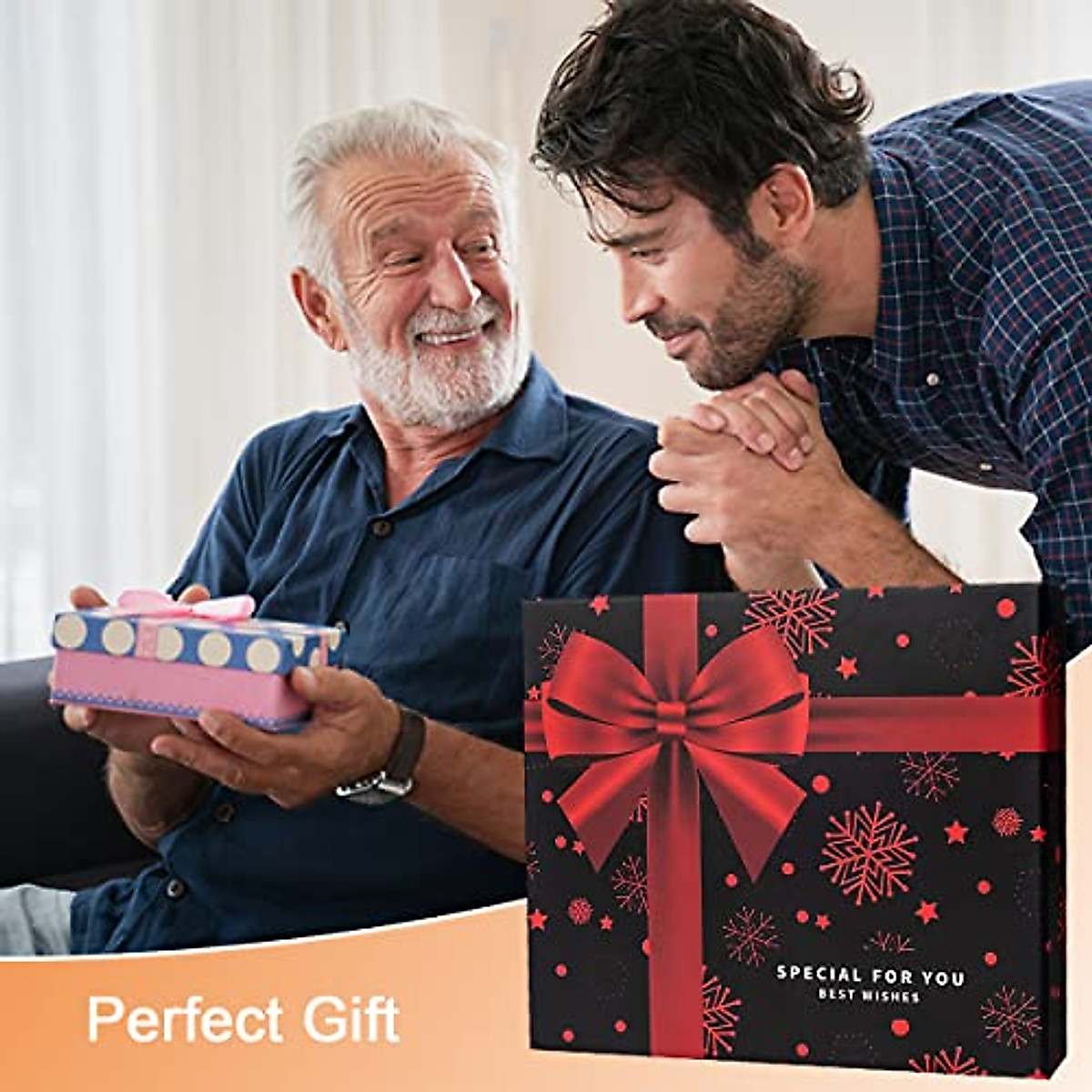 Hammer Multitool Snowflake Multitool Wrench Father's Day Gifts, Camping Hammer with Outdoor Survival Multi Tool and Carabiner, Birthday Gifts for Dad, Grandpa, Husband