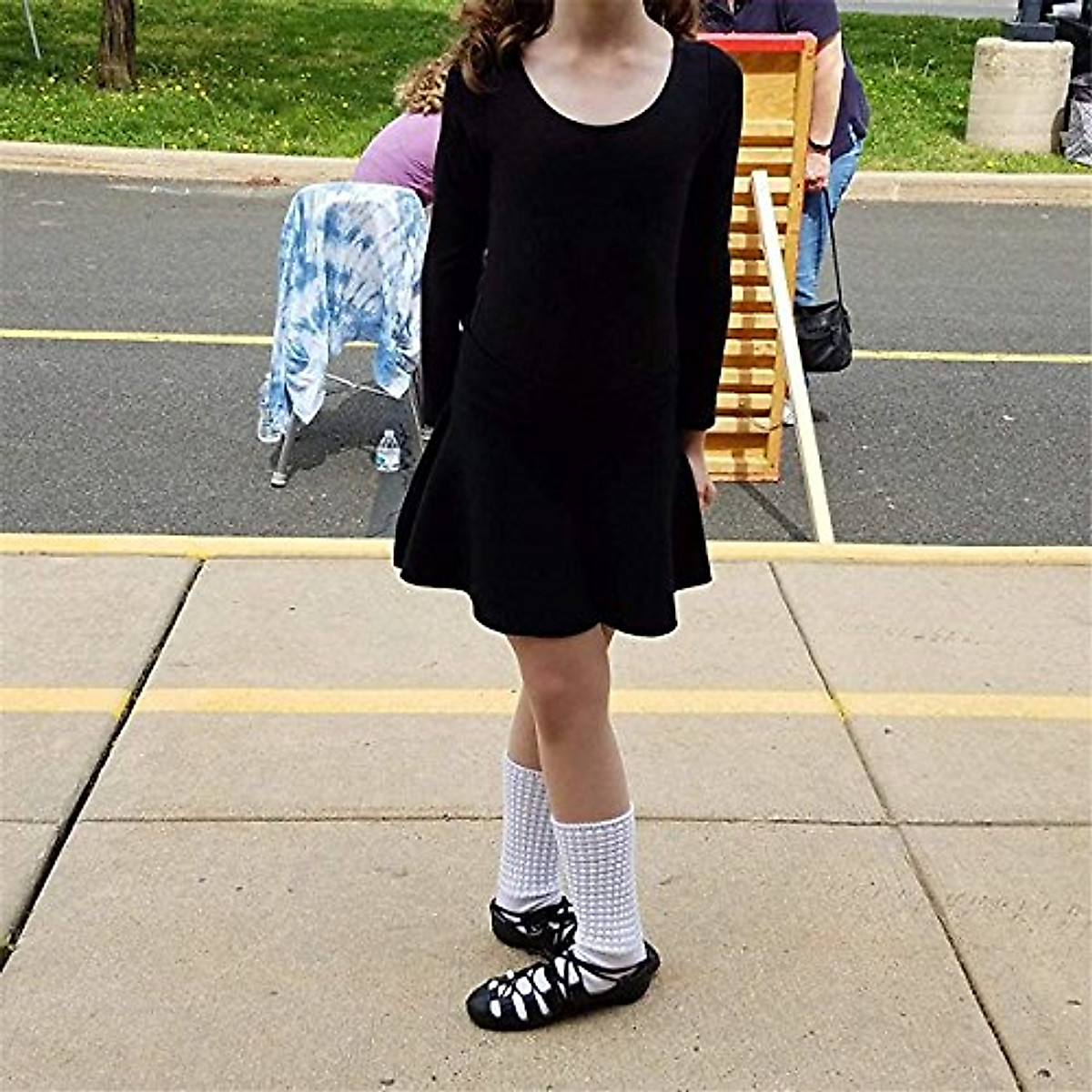 storeofbaby Little Girl Plaid Tutu Pettiskirt Skirt for Party 11-12 Years, Black Red